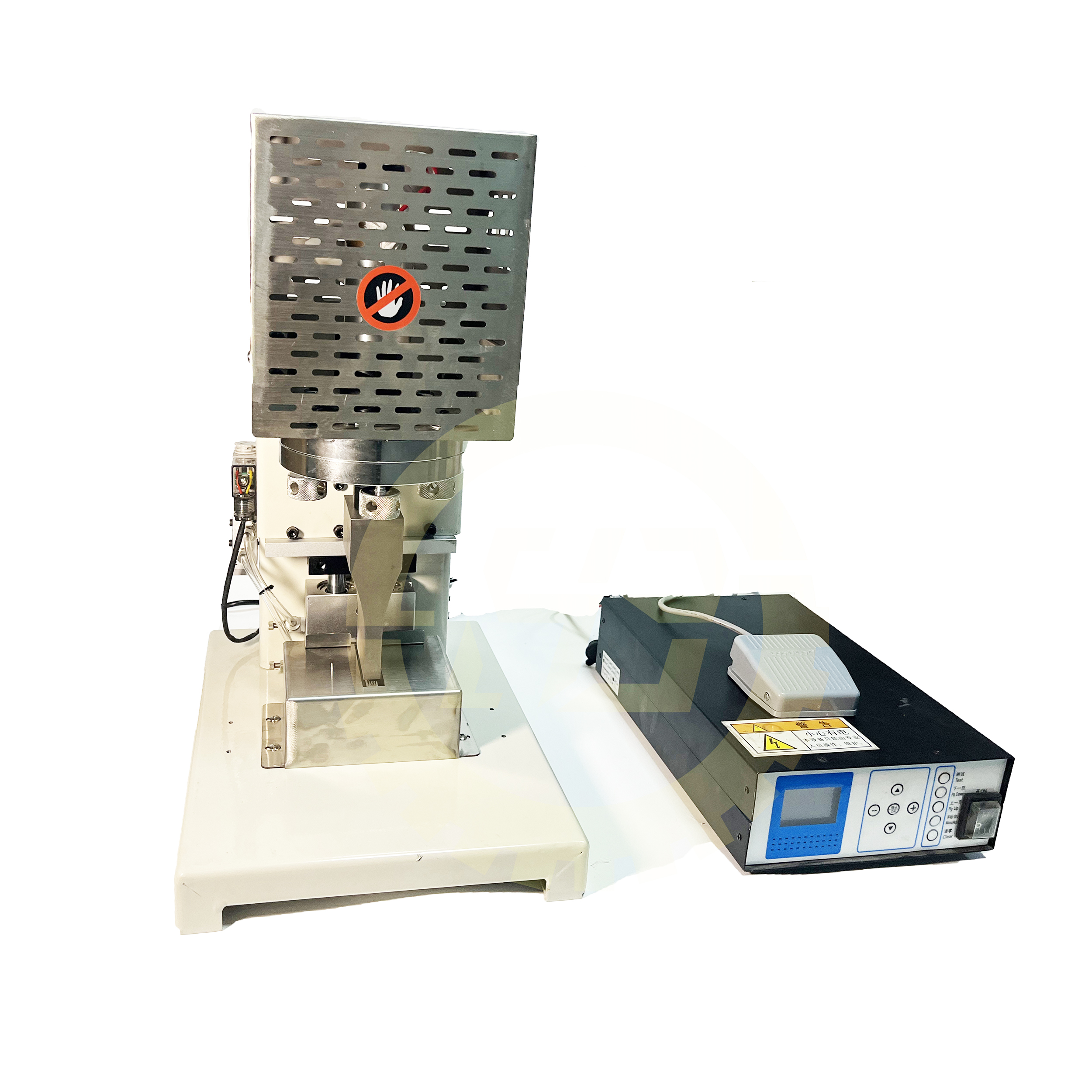 HB-100ULW Ultrasonic ribbon lanyard welding machine - ribbon cutting ...